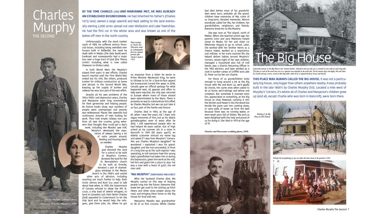 The 2019 Murphy History Update - FMS Creative & Family Ancestrees